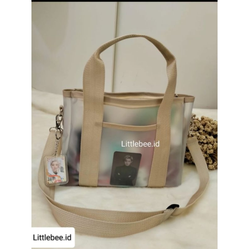 MULTIFUNCTIONAL WATERPROOF PVC SLING BAG TRANSPARENT SLING BAG/ HAND ...