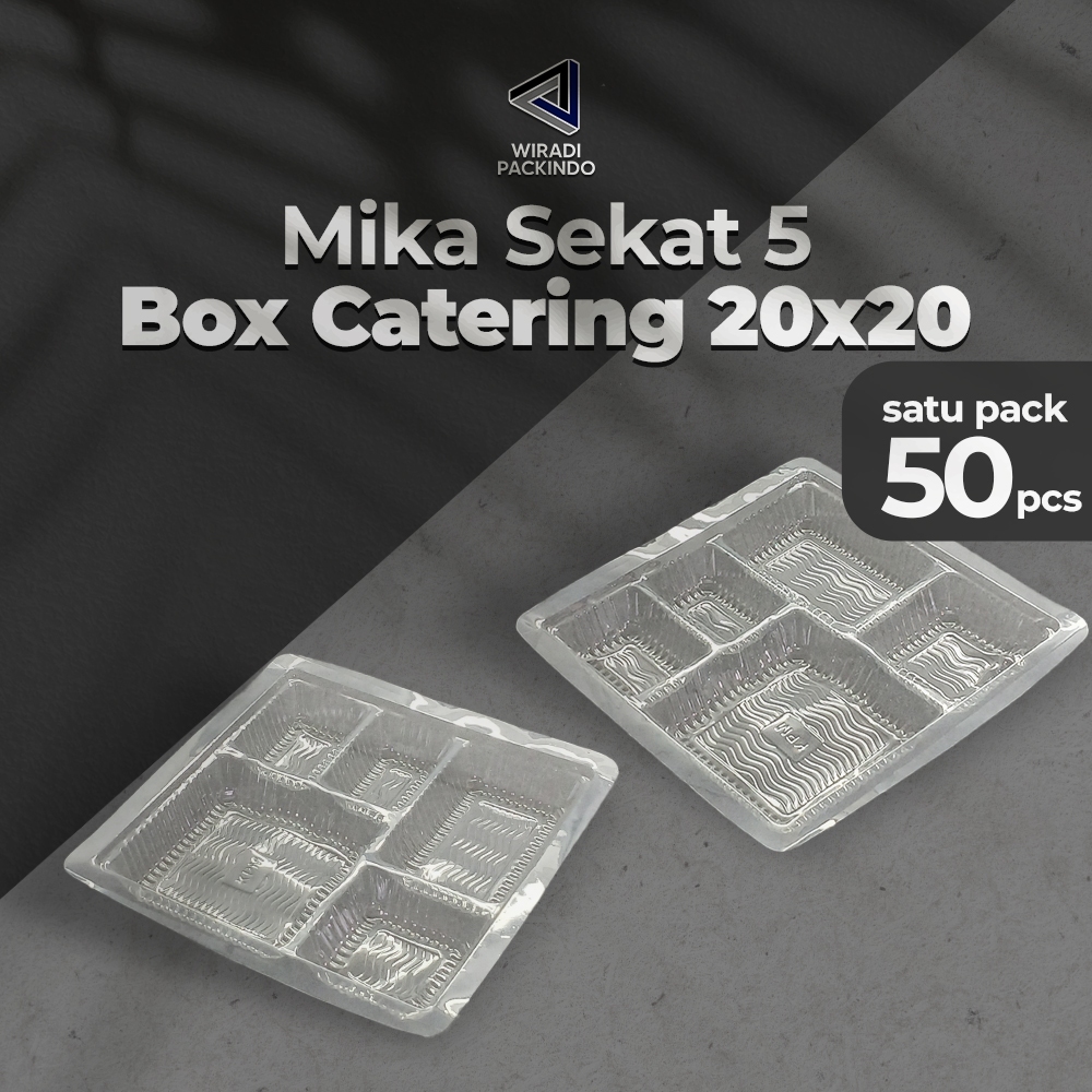 Rice BOX Divider/Mica Bulkhead 5 Rice BOX TRAY Contains 50 PCS | Shopee ...