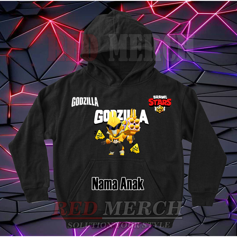Children's hoodie jacket brawl stars x godzilla game skin brawl stars ...