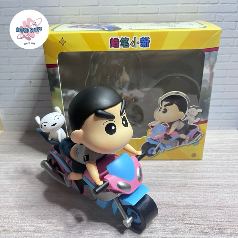 Crayon Shinchan Bike Figure With Shiro | Shopee Philippines