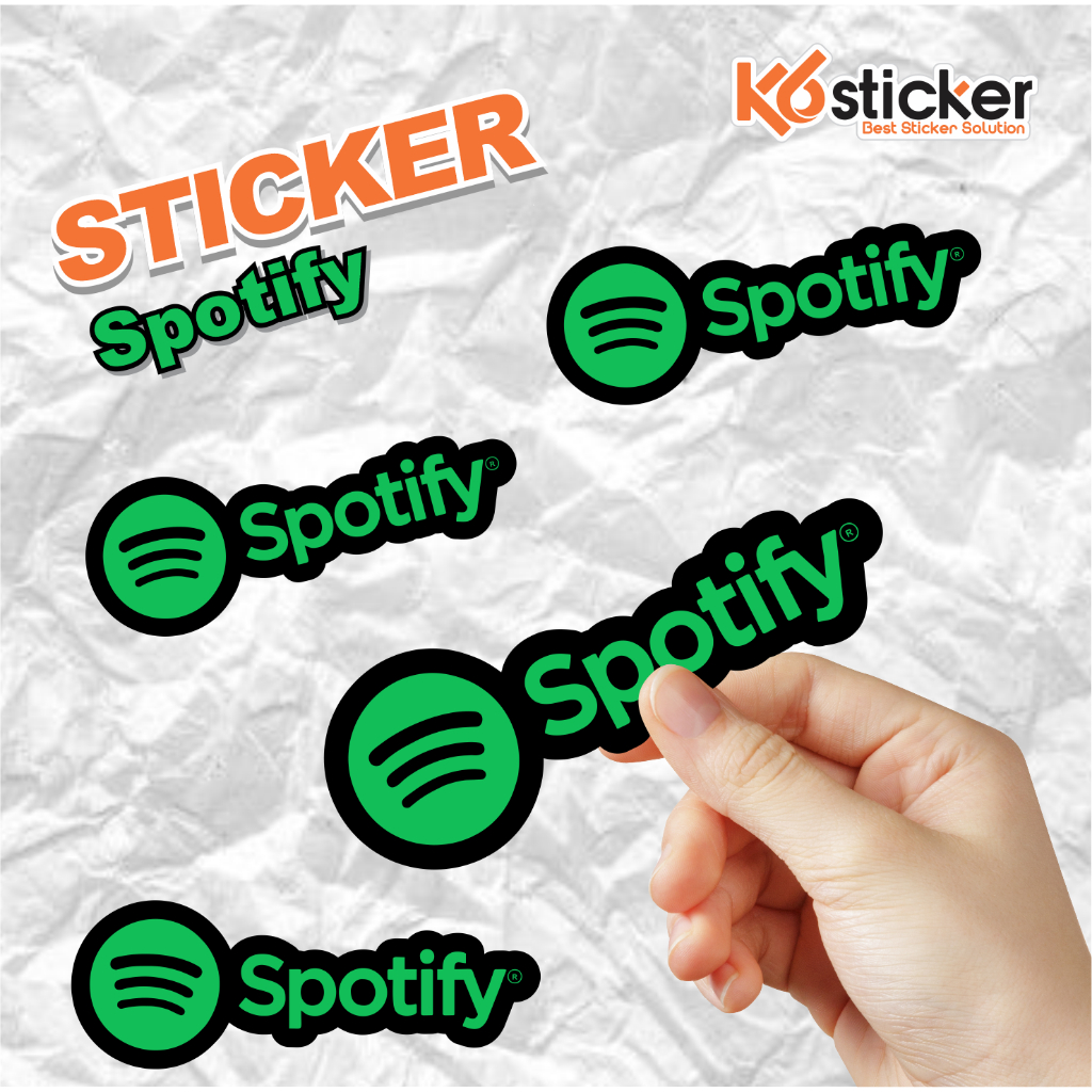 Sticker Spotify green Case Phone Logo Brand Band Aesthetic Journal ...