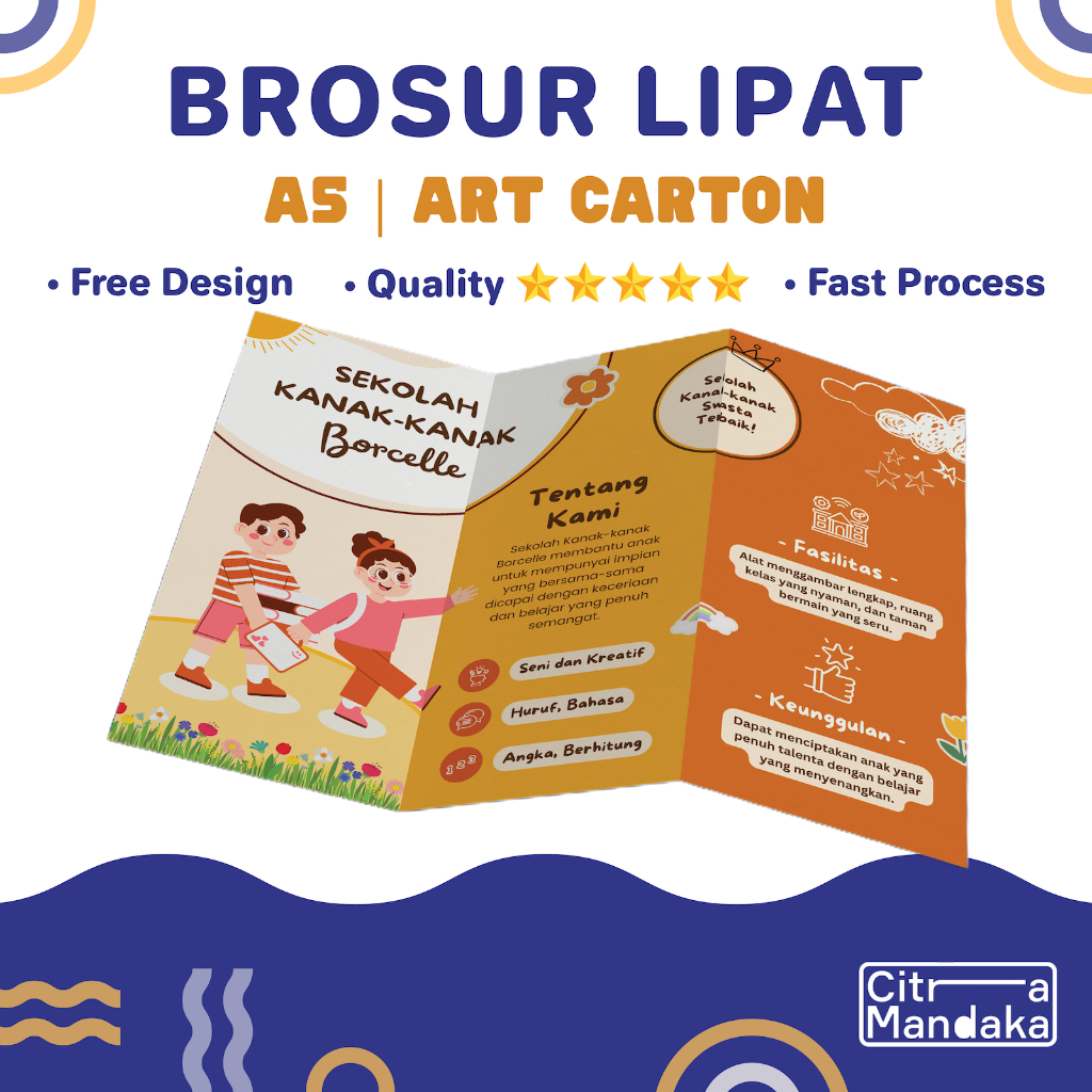 Print A5 Fold Brochures | Print Leaflet Art Carton | Shopee Philippines