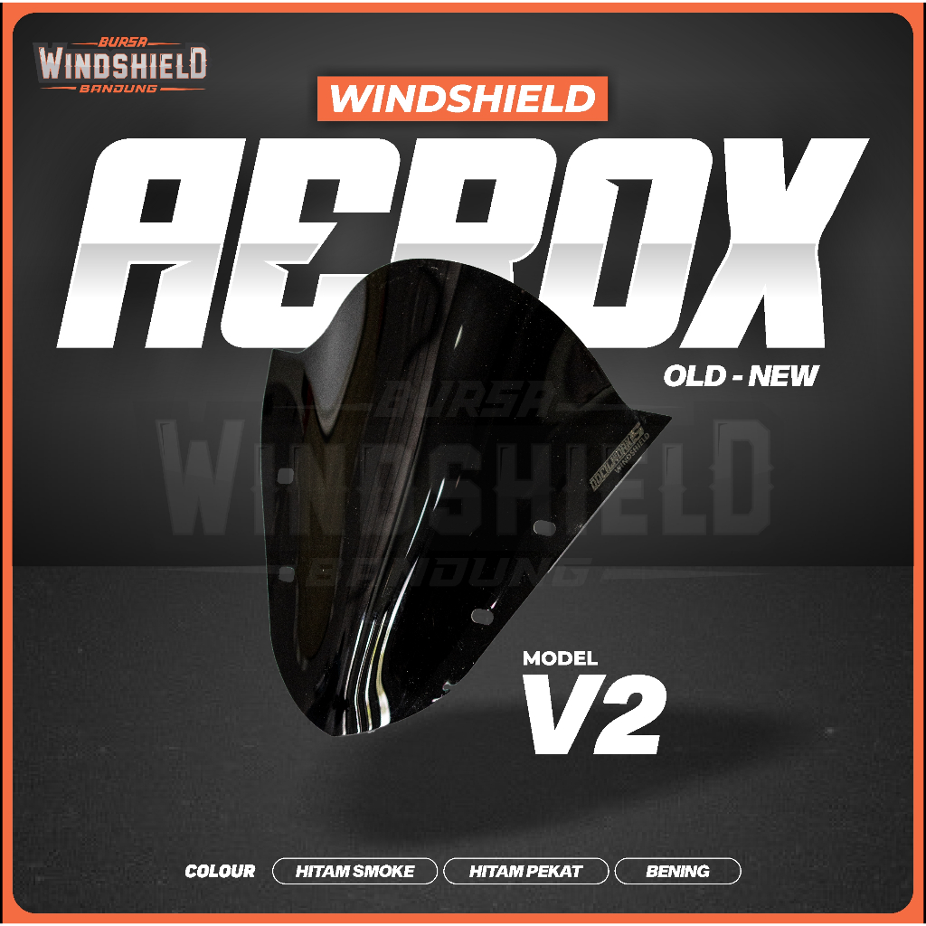 Stock - Visor Windshield V2 Aerox | Shopee Philippines
