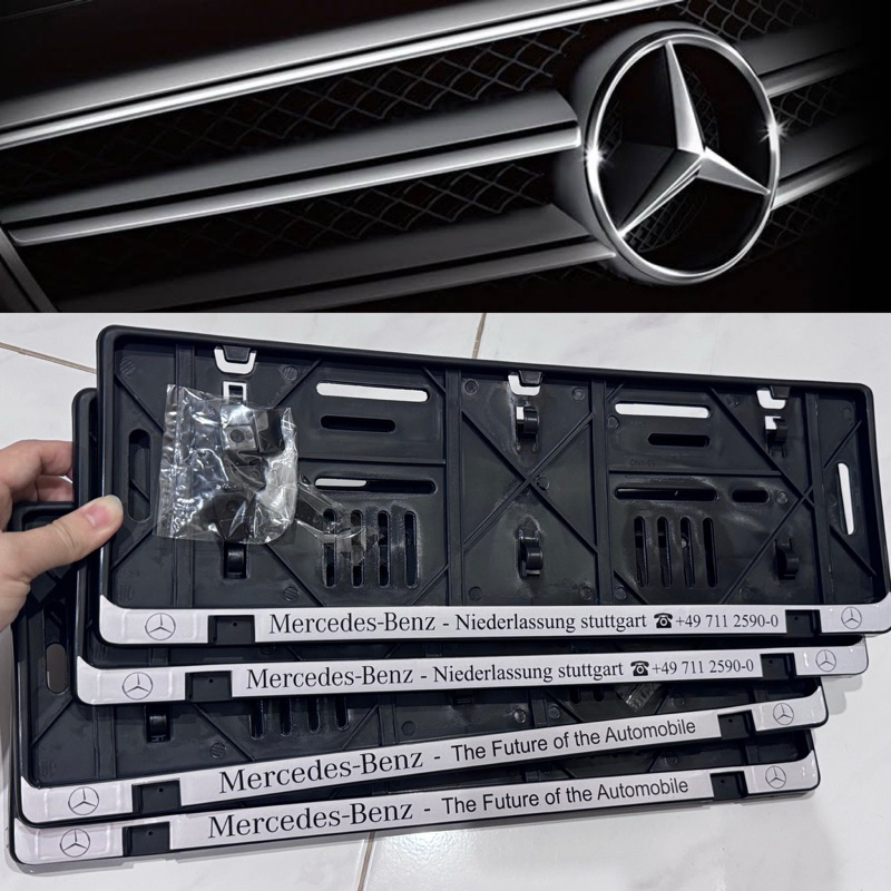 Mercedes Benz Car number plate holder Cover | Shopee Philippines