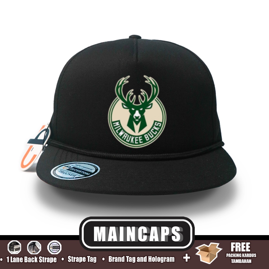 Maincaps - MILWAUKEE BUCKS Snapback Drill Hat / NBA / Basketball Hat ...