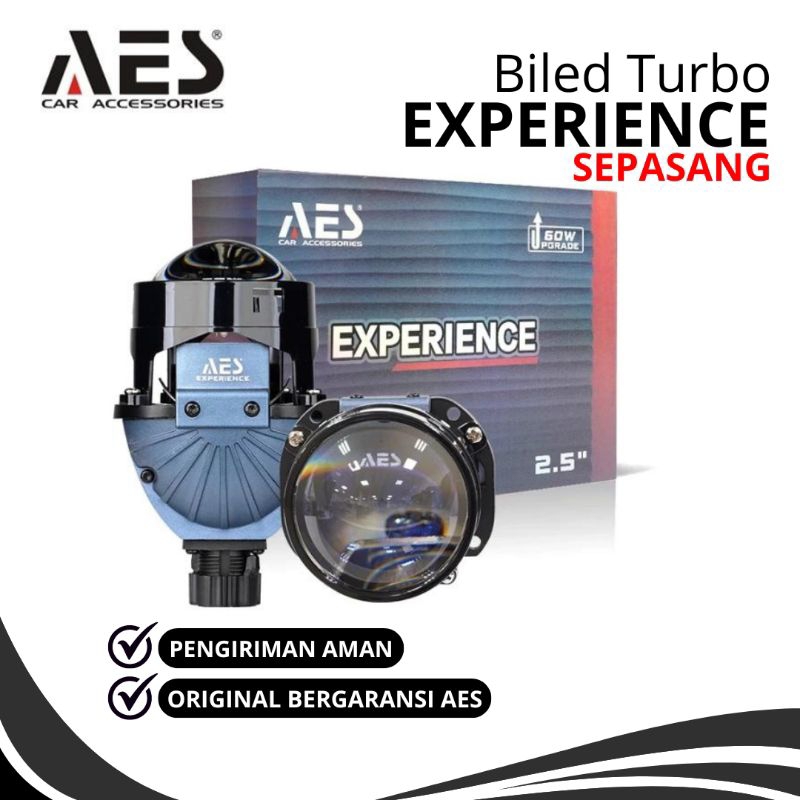 Newest Biled AES Turbo EXPERIENCE 2.5 Inch 60 Watt - Pair | Shopee ...