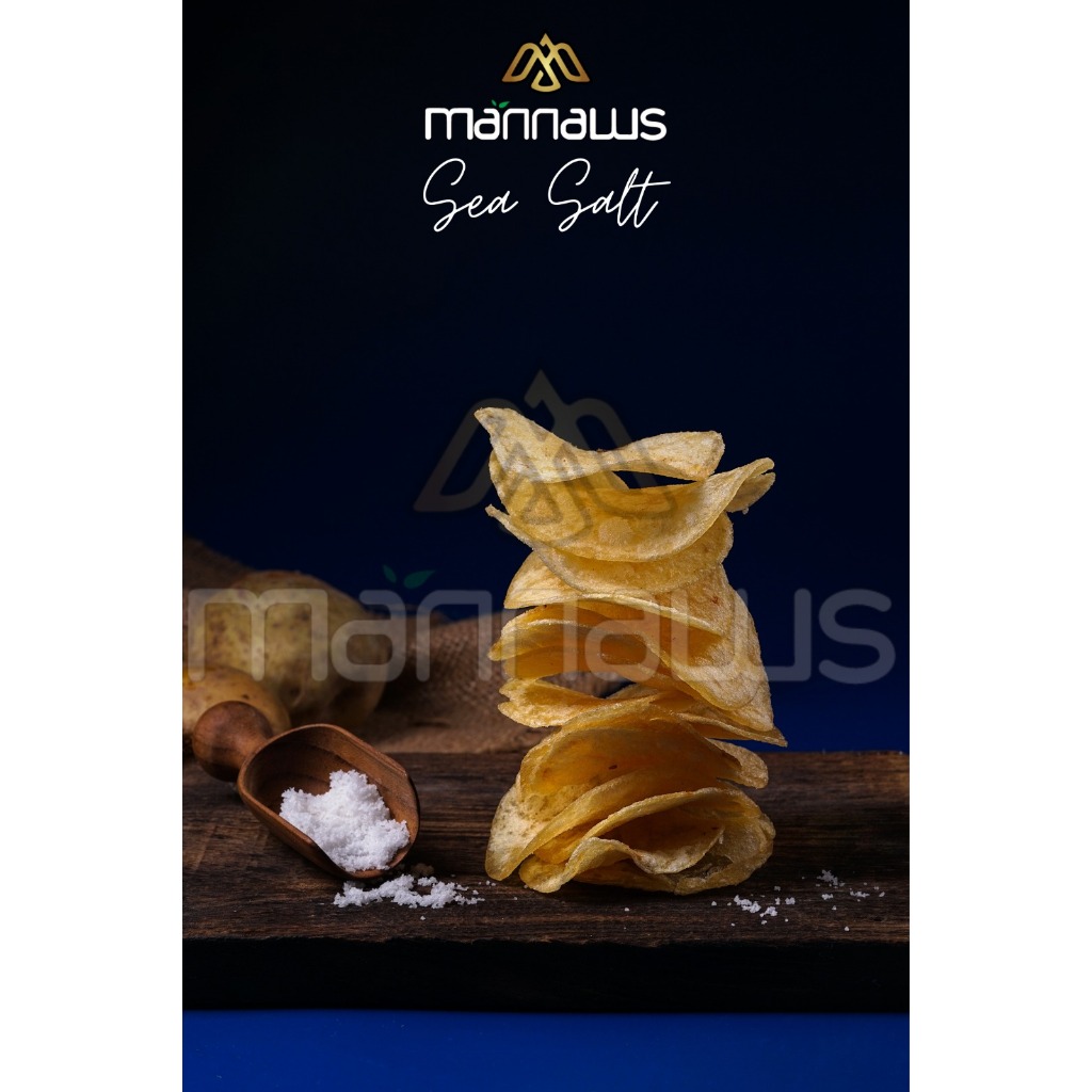 Mannaws Potato Chips Snack Potato Chips - Amazing Sea Salt (Sea Salt ...