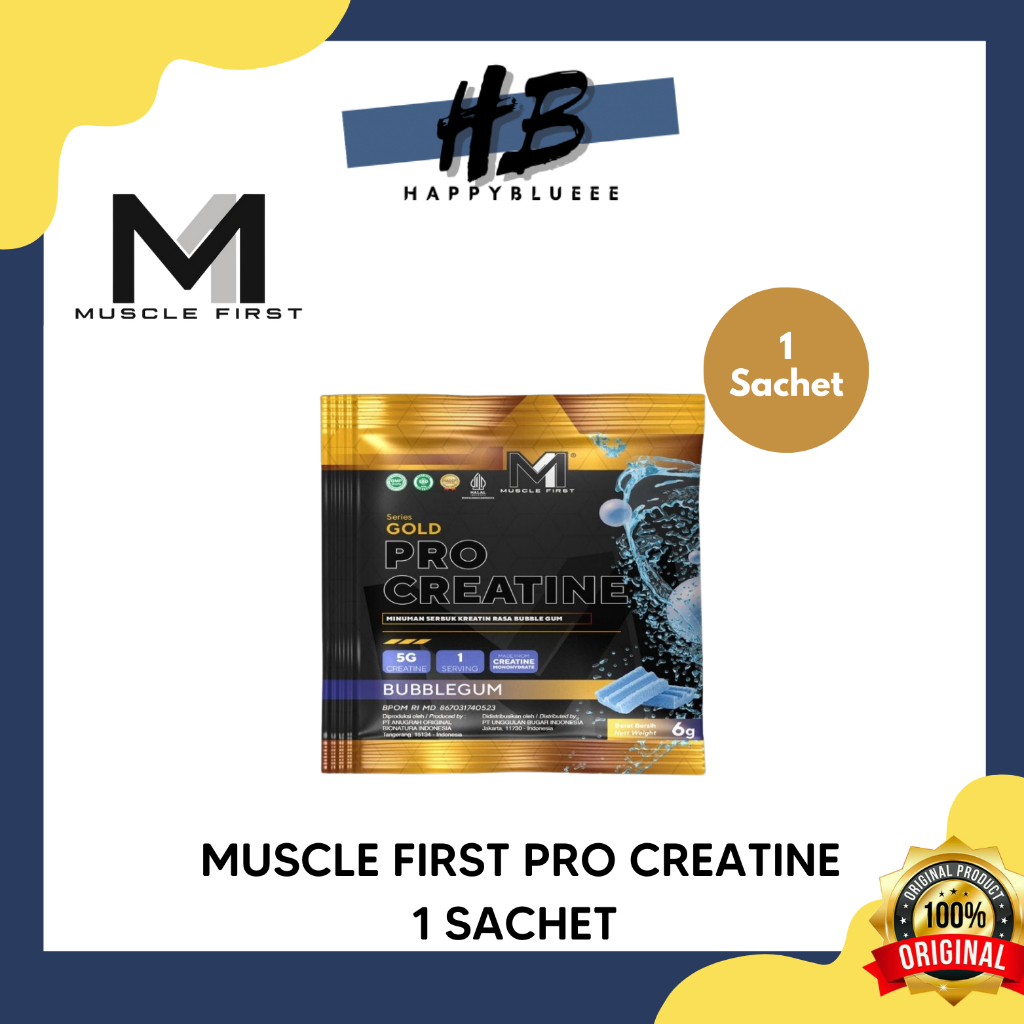 Muscle FIRST GOLD PRO CREATINE MONOHYDRATE 1 SACHET | Shopee Philippines