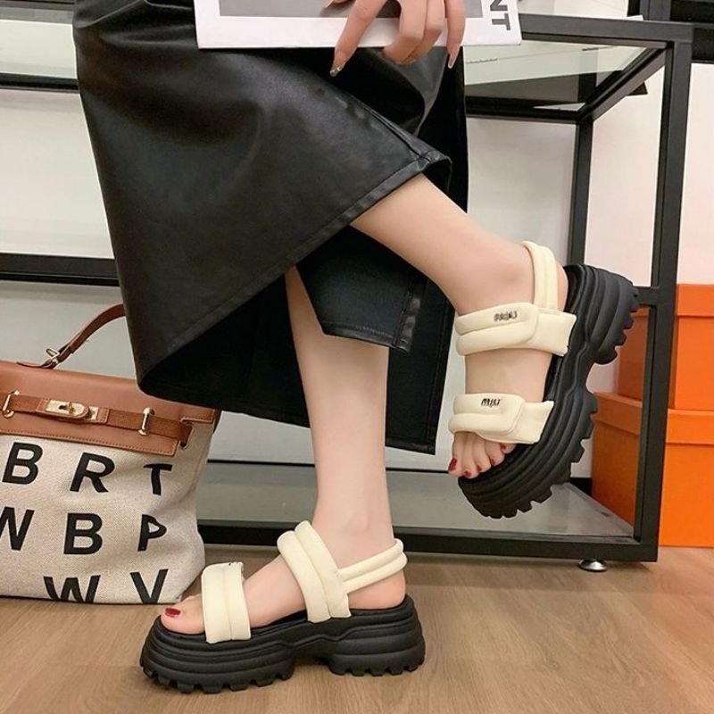 MYSHOES Kiara Latest Women's Fashion Wedge Sandals | Shopee Philippines