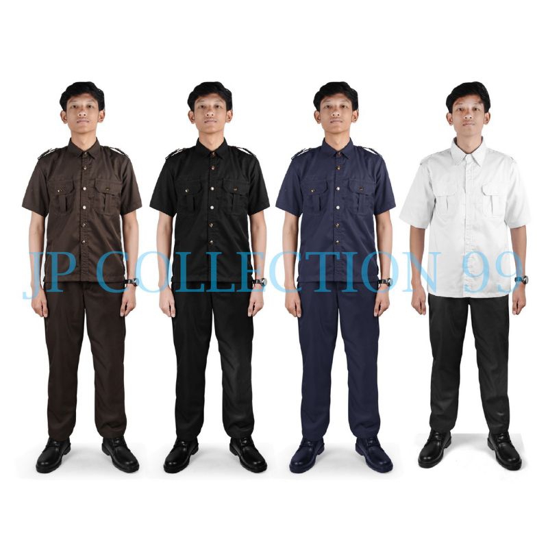 Safari Uniform Men Safari Shirt Safari Security Uniform Suit Safari ...
