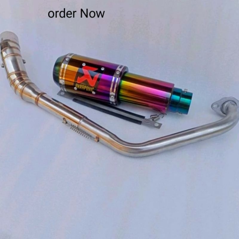 Rainbow Ekzos akrapovic muffler pipe LC135 v1 v8 RSX 150 Gpx legend 150 ...