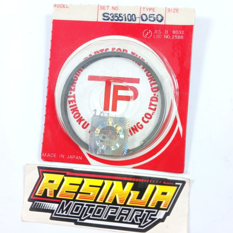 Suzuki Rc100 Rc 100 Bravo Tornado Gx Piston Ring Oversize Os 50 TP ...