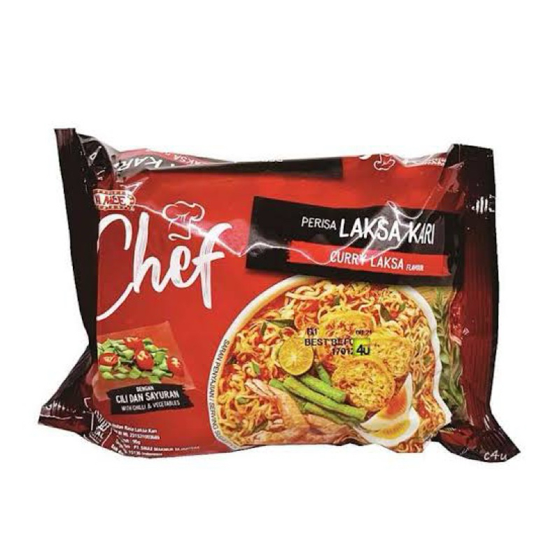 Mamee chef instant noodle laksa curry, laksa soup noodles | Shopee ...