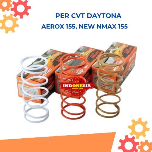 Per CVT DAYTONA RACING NMAX Old NEW NMAX 155 AEROX 155 1000 RPM 1500 RPM 2000 RPM | Shopee ...