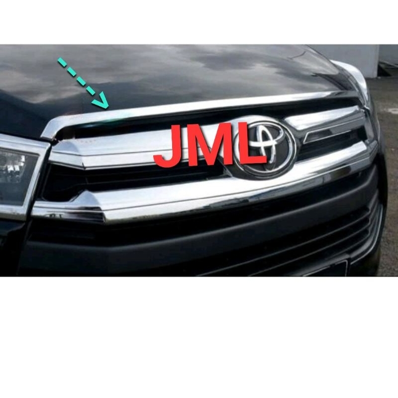 MESIN Hood molding list chrome Hood Innova reborn 2016 - 2025. | Shopee ...