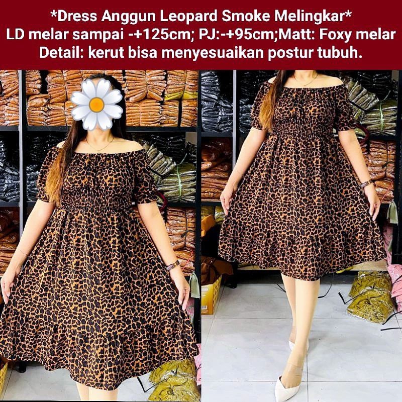 Foxy Anggun Leo Dress/Foxy Ruffle Dress/Foxy susun Dress/Foxy Canda ...