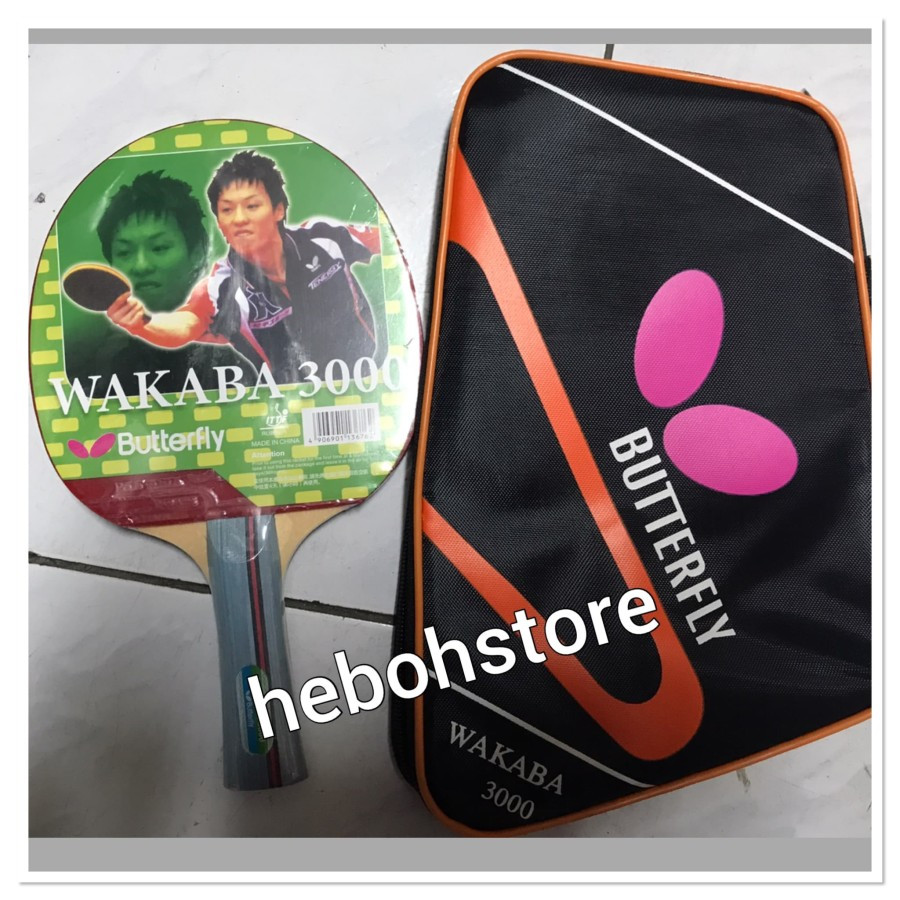 WAKABA TABLE TENNIS BAT 3000 free cover THICK FOAM | Shopee Philippines