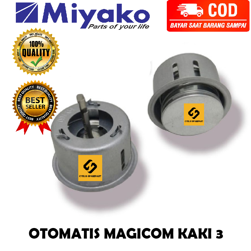 Mts Automatic Spring 3 Legs Magic Com Miyako Rice cooker 3 Pin | Shopee ...