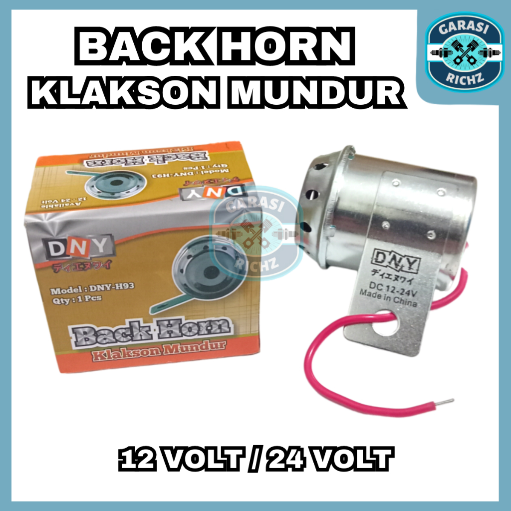 Back HORN BUZZER 12 VOLT / 24 VOLT BRAND DNY ORIGINAL ORIGINAL - ALARM ...