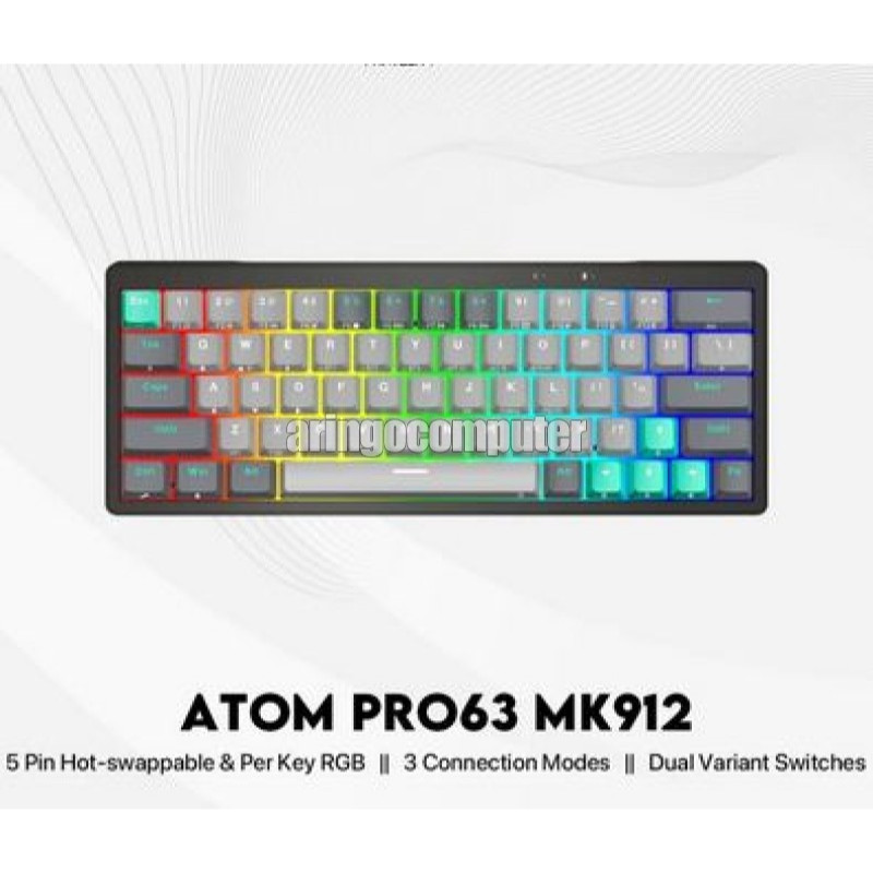 Fantech MECHANICAL MK-912 WIRELESS BLACK Keyboard - RED SWITCH | Shopee Philippines