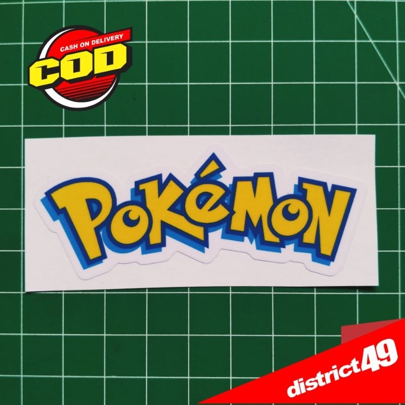 POKEMON Stickers - Waterproof Laminated Print Stickers for Motorcycles ...