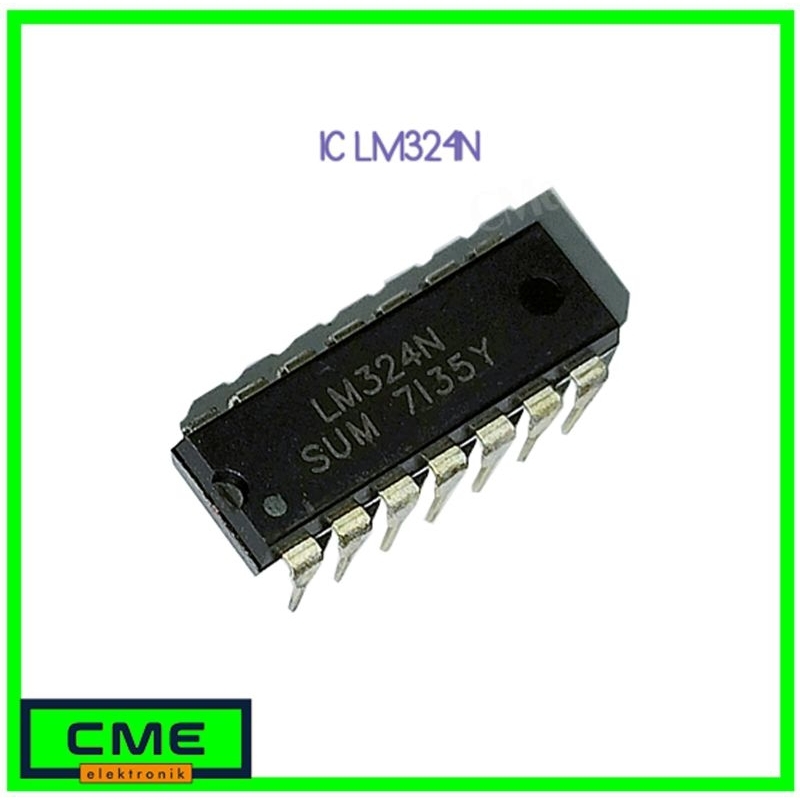 Ic LM324/LM324N Good Quality IC CONTROLLER TONE AUDIO DIP 14 | Shopee ...