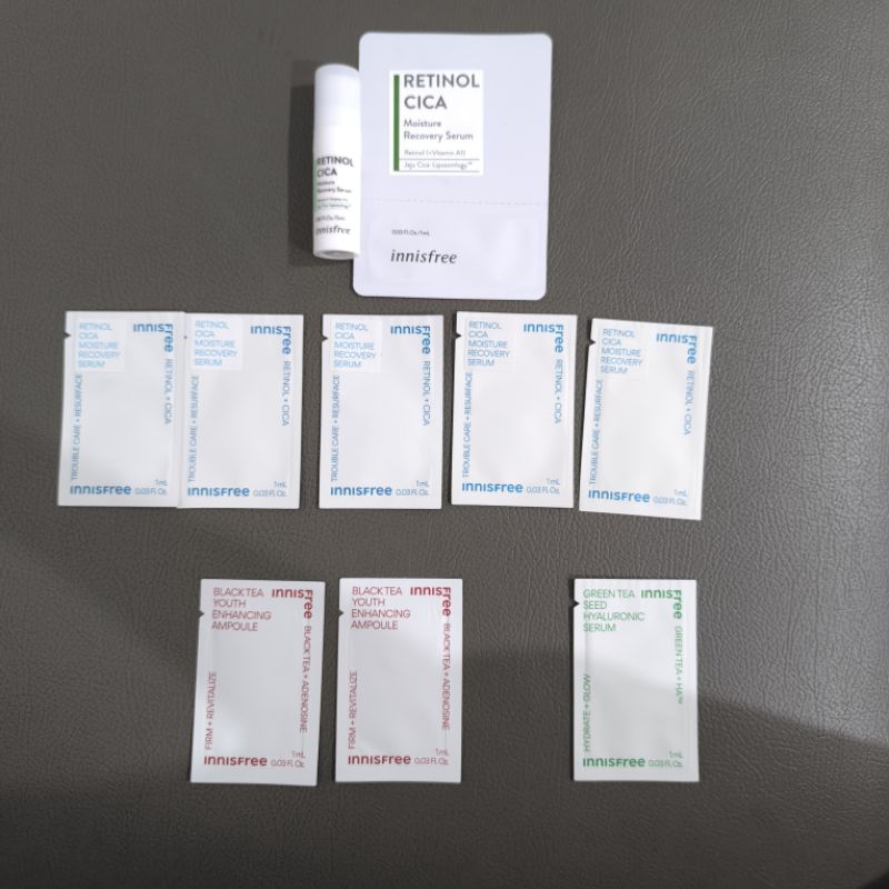 Sample Tester Innisfree Sample Travel Mini Size Black Tea Ampoule/Green ...