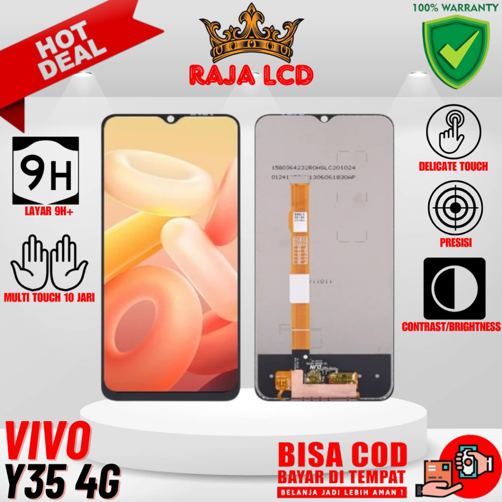 [ORIGINAL] Lcd VIVO Y35 4G FULLSET TOUCHSCREEN Official Warranty ...