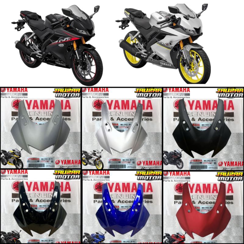 FRONT SHIELD BODY COWLING R15 V3 VVA BK6-F8351-00 ORIGINAL YAMAHA ...