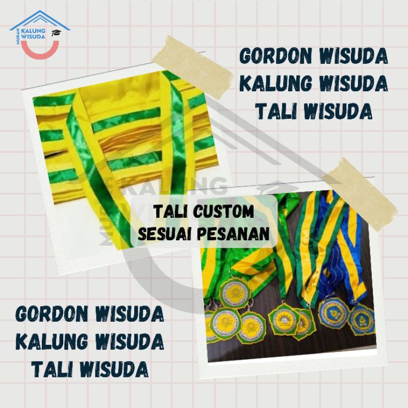 Wholesale Graduation Rope/Medal Rope [Hanging Fabric/Satin] Custom ...