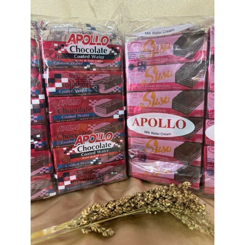 Wafer apollo wafers / MILK Wafers / CHOCOLATE Wafers | Shopee Philippines