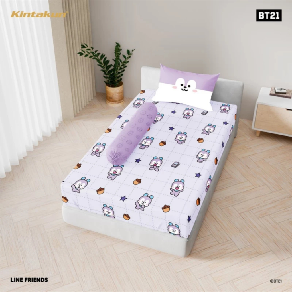 New!! BT21 Bed Sheet 120x200 mang | Shopee Philippines