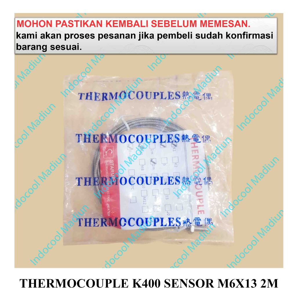 Tck1200 THERMOCOUPLE SENSOR / TERMOKOPEL / TEMPERATURE MEASURING ...