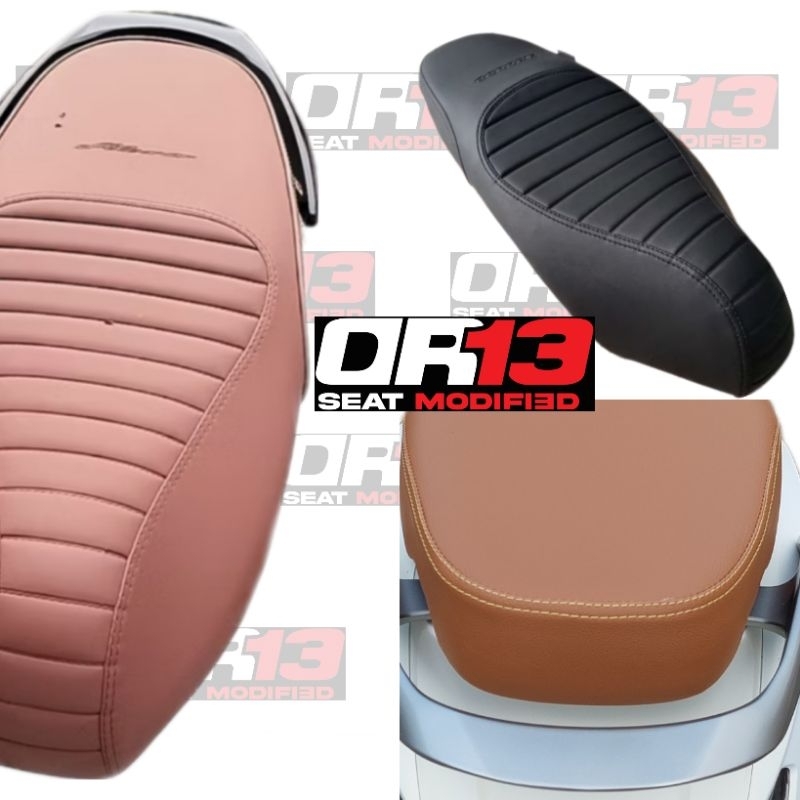 LEATHER MOTORCYCLE SEATS FOR HONDA STYLO FAZZIO FILANO AND SCOOPY NMAX ...