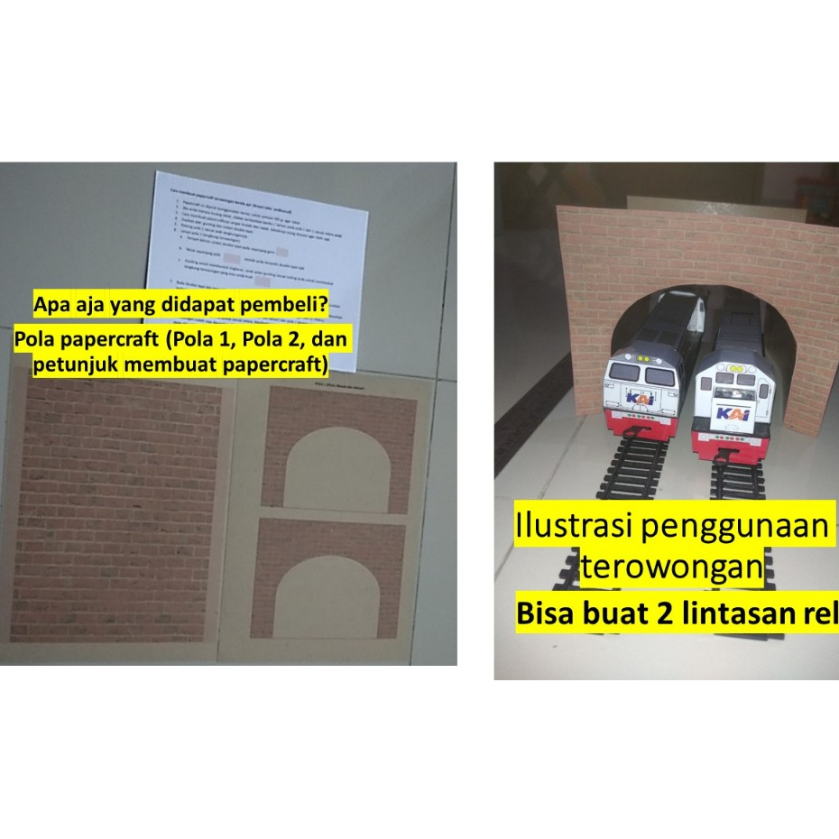 Kai railking Railway Tunnel Papercraft | Shopee Philippines