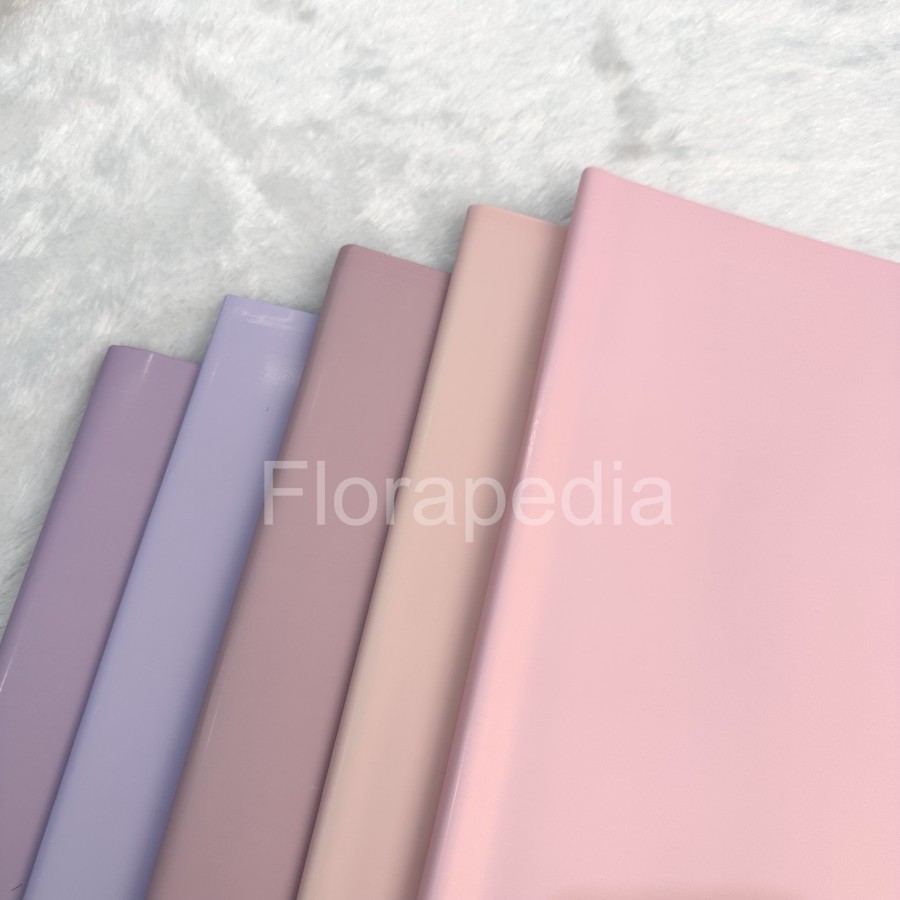 UNGU Flower Wrapping Paper Solid / Flower Bouquet Paper / Cellophane ...