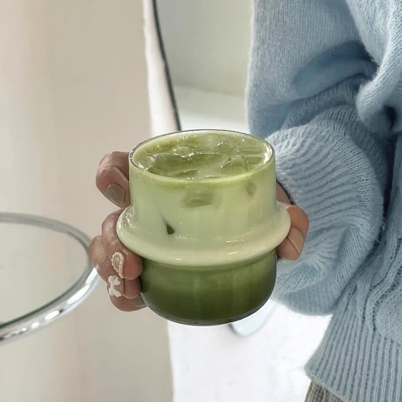 UFO Glass Cup Matcha Aesthetic Coffee Cup/ Aesthetic Cup Coffee Tea ...