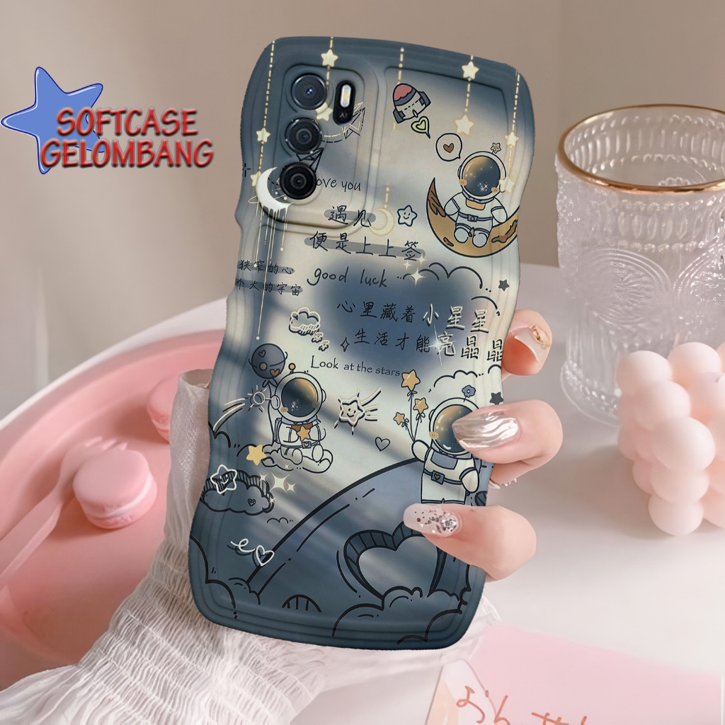 Oppo A16 HP Wave Softcase - OPPO A54s - HP Casing - Silicon HP ...
