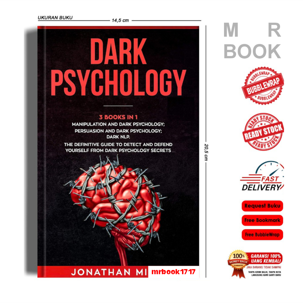 Dark Psychology (3 Books in 1) by Jonathan Mind (English) | Shopee Philippines