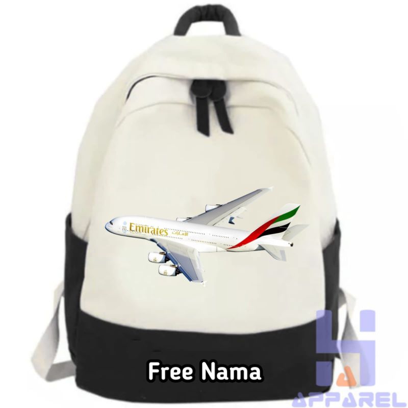 AIRBUS A380 EMIRATES CHILDREN'S PLANE BACKPACK | Shopee Philippines