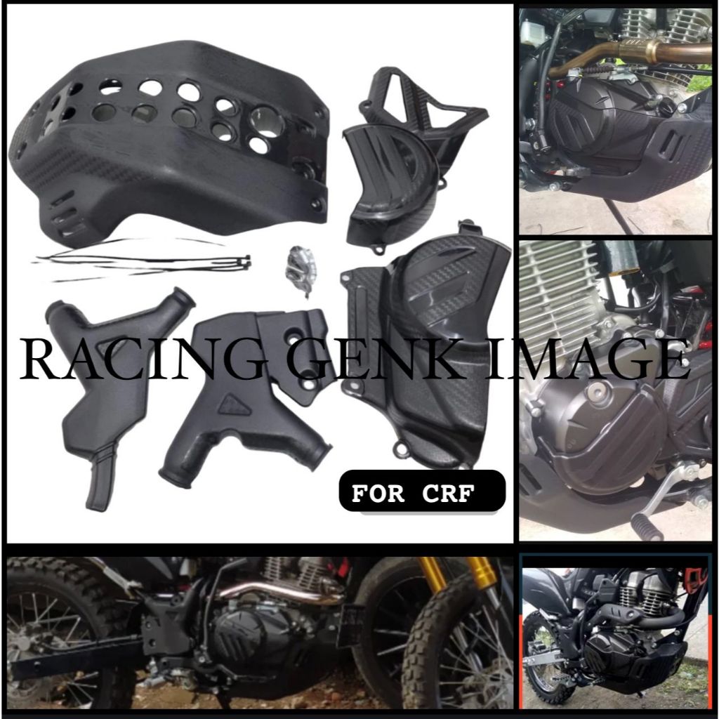 MESIN RG3 CRF 150L engine cover full set shatterproof CRF 150L full ...