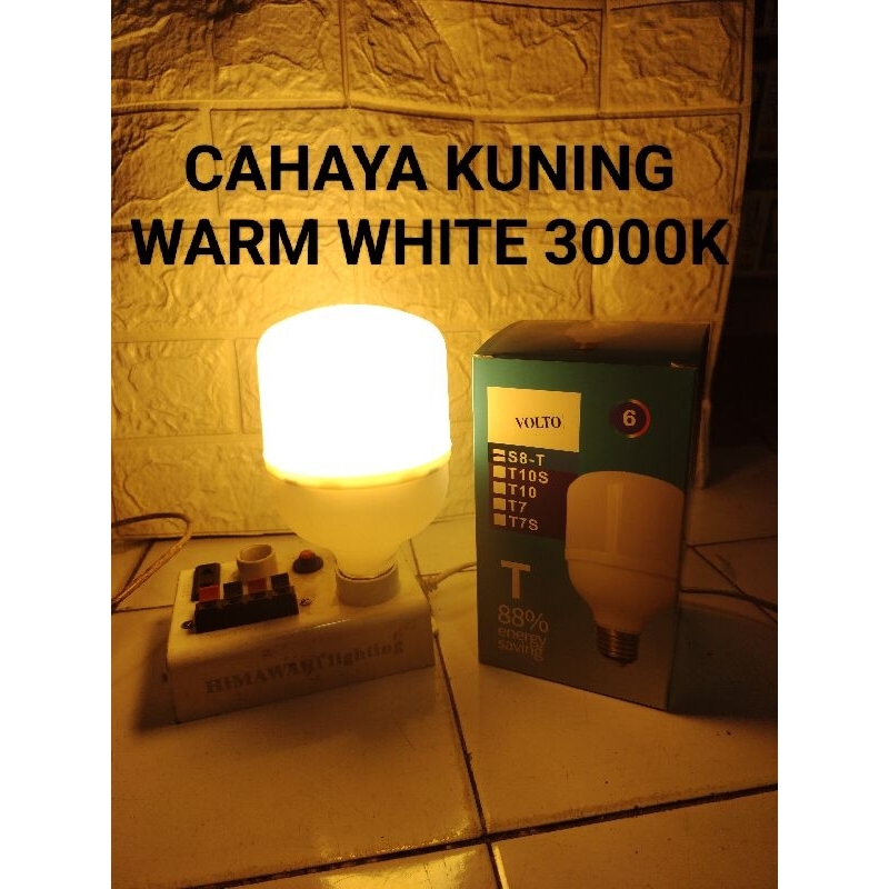 CAHAYA VOLTO LED LIGHT BULB 40 30 20 10 15 5 WATT WARM WHITE YELLOW ...