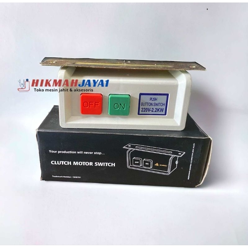 MESIN Industrial Highspeed Sewing Machine ON-OFF Switch/Swith | Shopee ...
