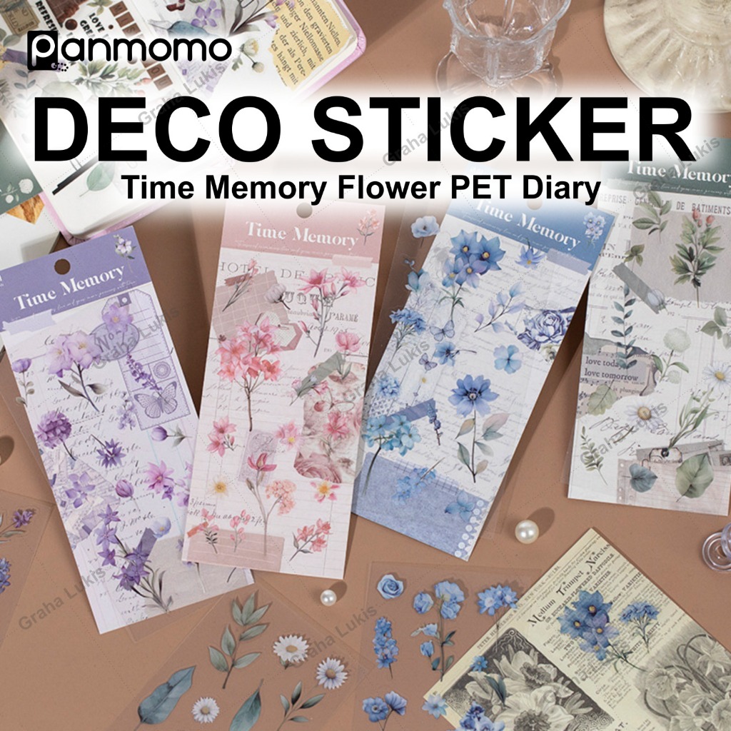 Time Memory Flower PET Diary Deco Stickers - Panmomo | Shopee Philippines