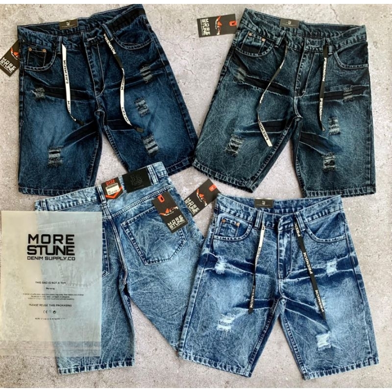 Ripped Short jeans. Men's Ripped Short denim Pants. Short jeans ...