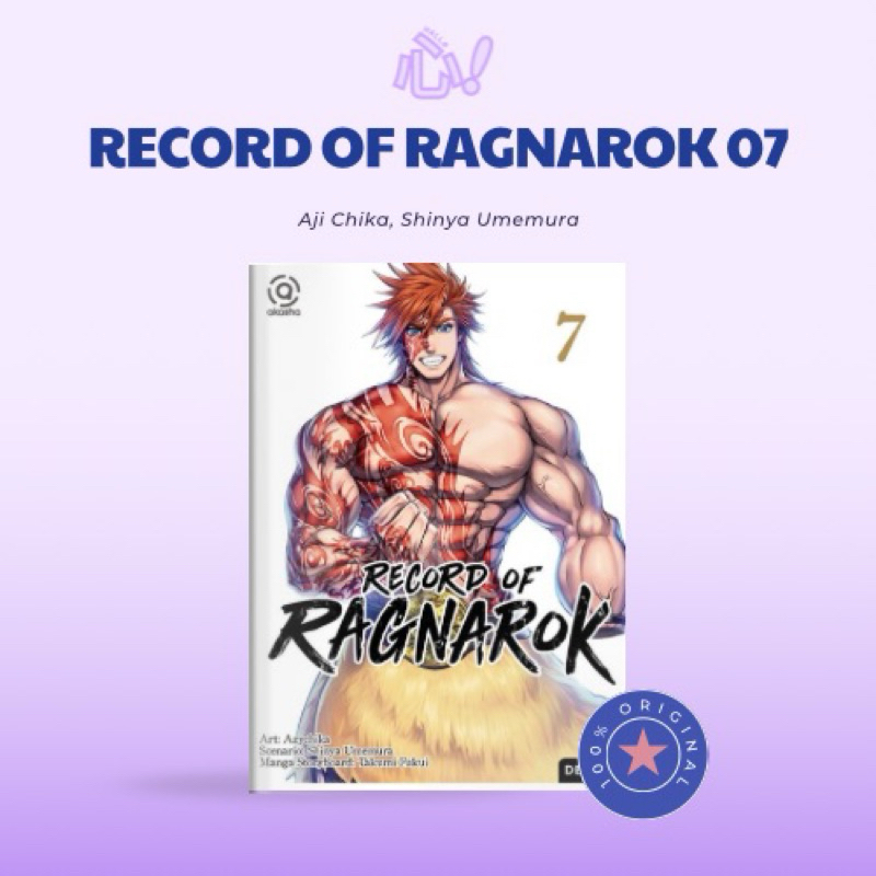 Manga/comic Record Of Ragnarok 07 By Aji Chika, Shinya Umemura ...