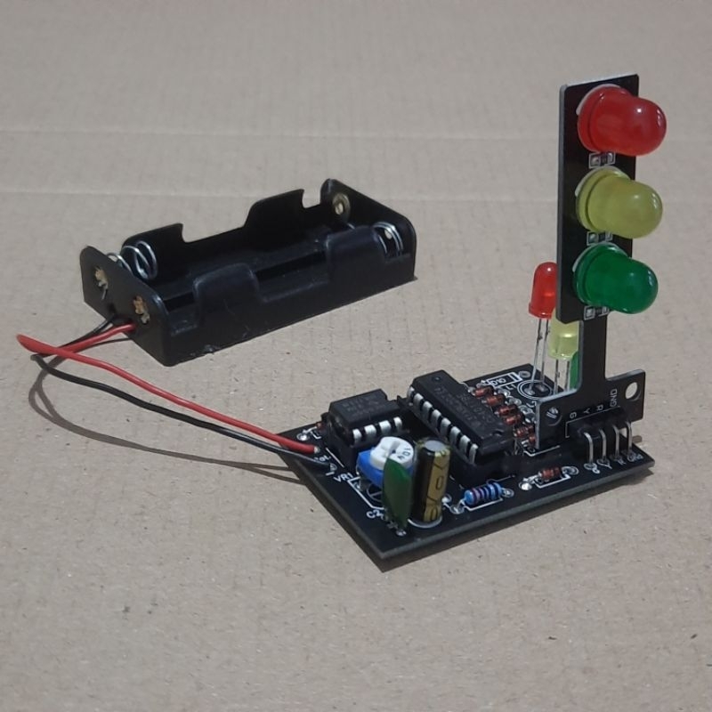 Mini traffic light Kit, miniature LED flipflop traffic lights | Shopee ...