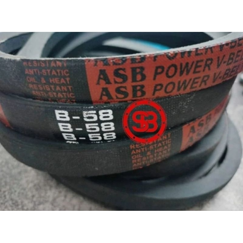 Van BELT V BELT FAN Bell Talifan B58 B 58 Brand ASB ORIGINAL ORIGINAL ...