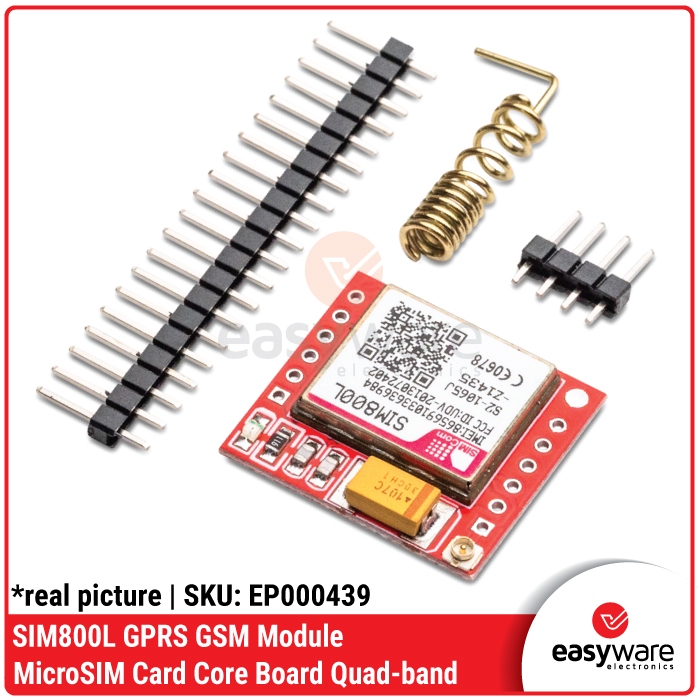 SIM800L SIM800 GPRS GSM MINI BREAKOUT MODULE | Shopee Philippines