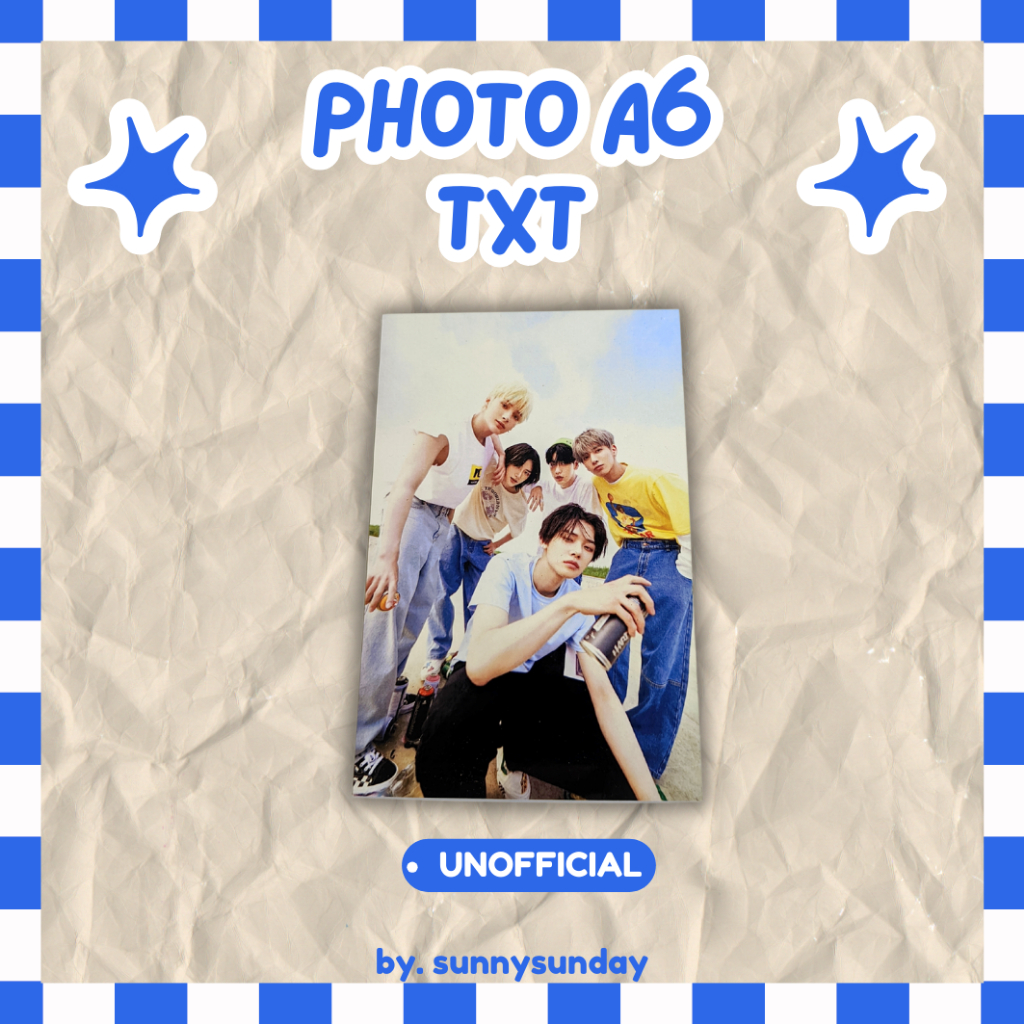 Txt Poster A6 (Unofficial) | Shopee Philippines